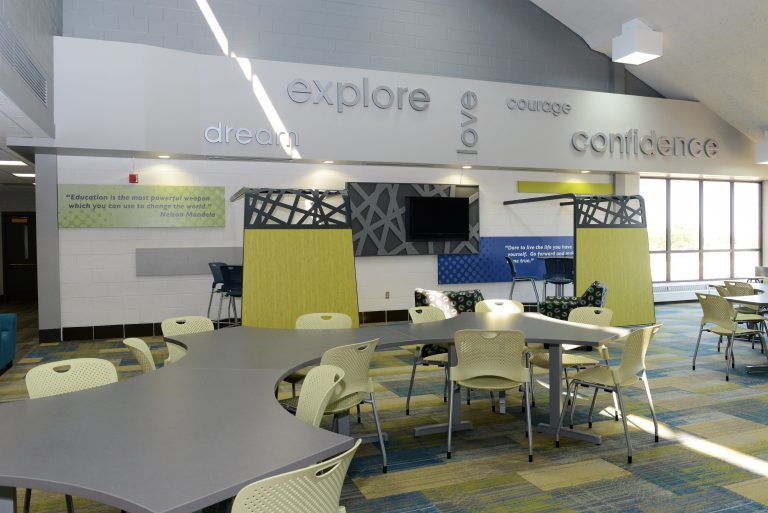 Jefferson High School Library Design - Widmer Interiors